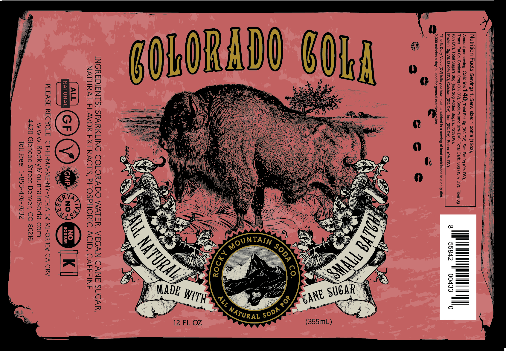 Colorado Cola | Rocky Mountain Soda Co.