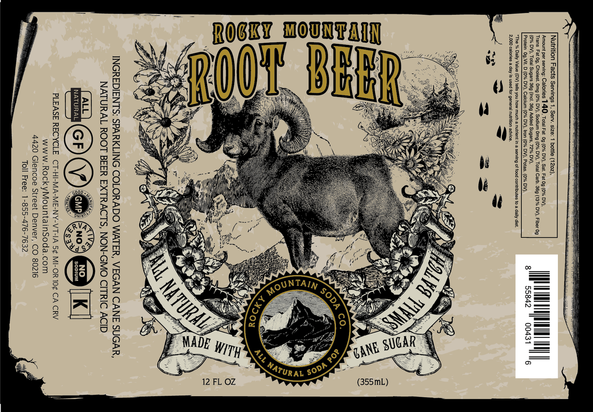 Rocky Mountain Root Beer | Rocky Mountain Soda Co.